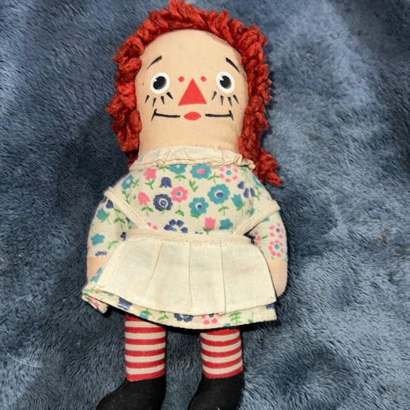 Knickerbocker | Toys | Vintage Raggedy Ann Miniature 6 2 Inch Cloth ...